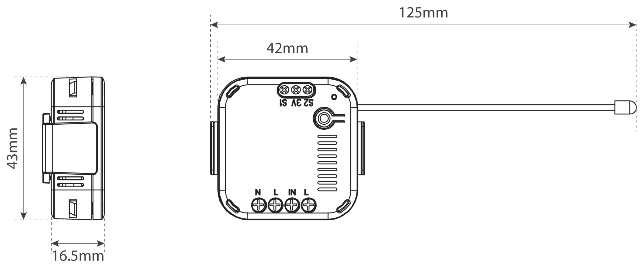 In-Wall Dimmer Module - Ja